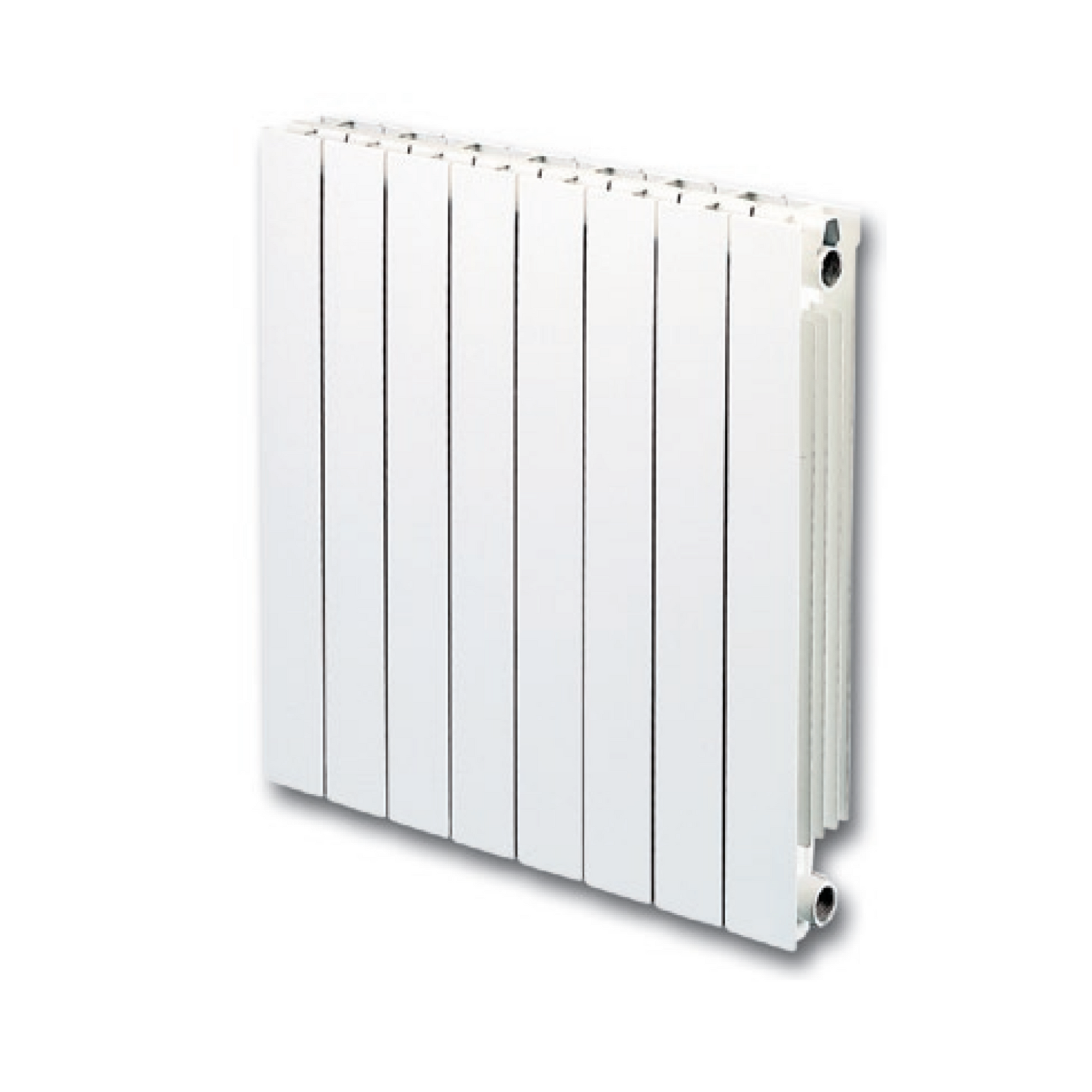 Radiatore termosifone alluminio Global Vip bianco o colorato Interasse