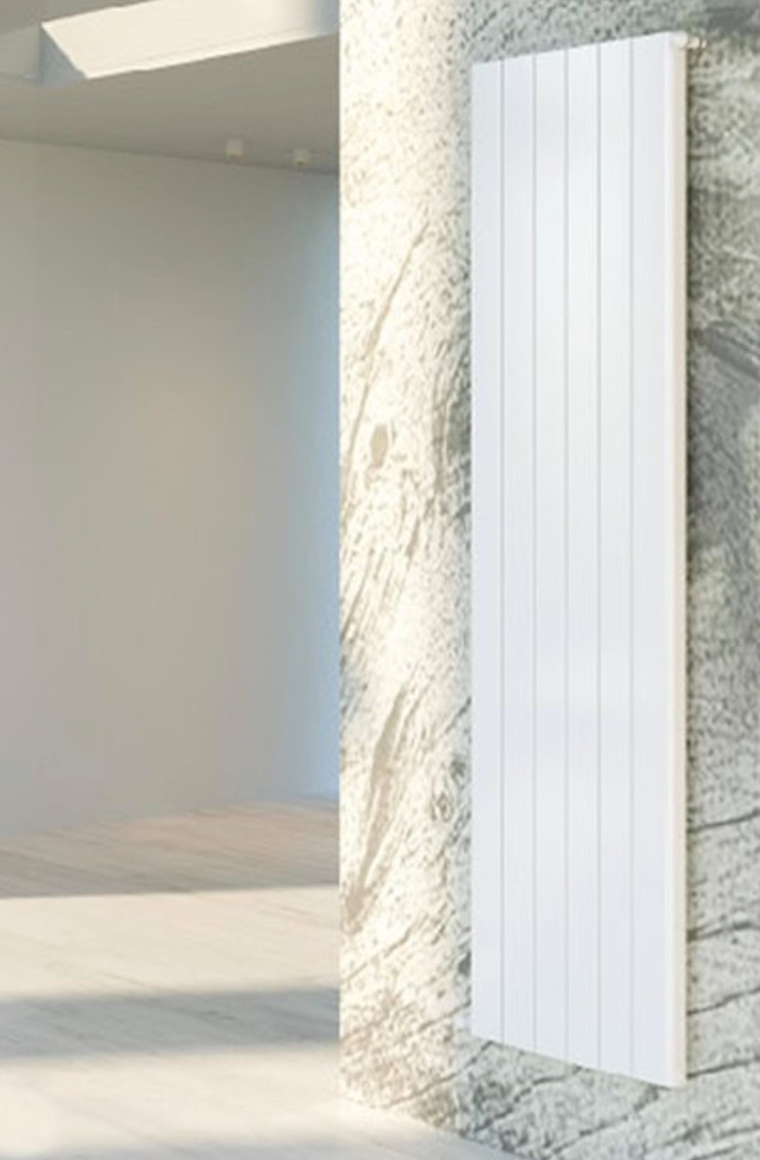 Termosifone radiatore di design in alluminio GLOBAL SEBINO 1400